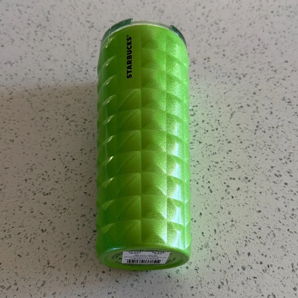 Starbucks | Kitchen | Starbucks Lime Green Textured Tumbler | Poshmark